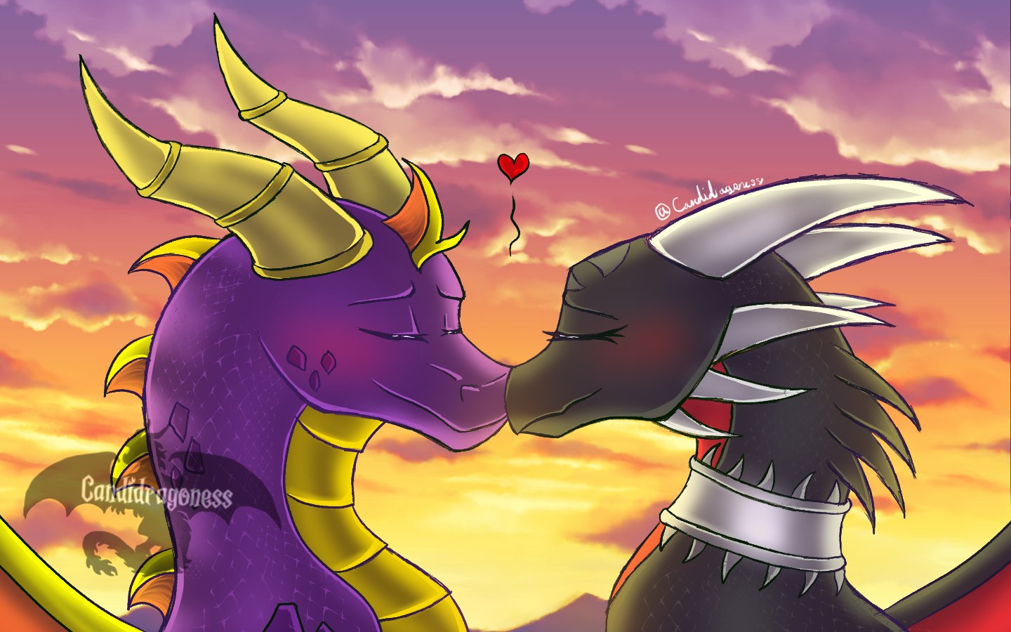 Spyro And Cynder Wallpaper