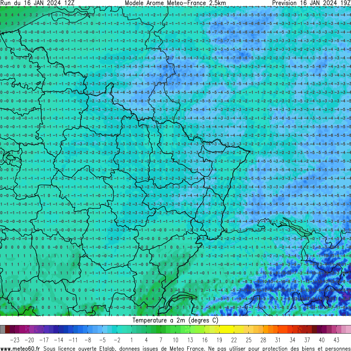 Relevés météo quotidiens de Annecy Meythet - Météo60