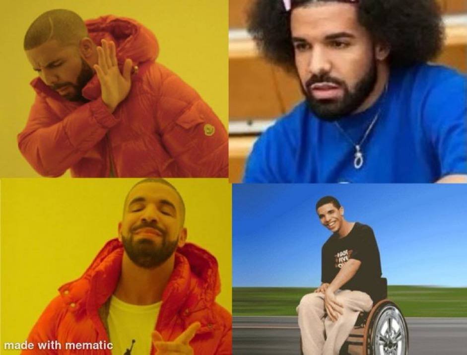 Wheelchair Jimmy Meme Old Drake Was Different Gravy #drake #drizzy
