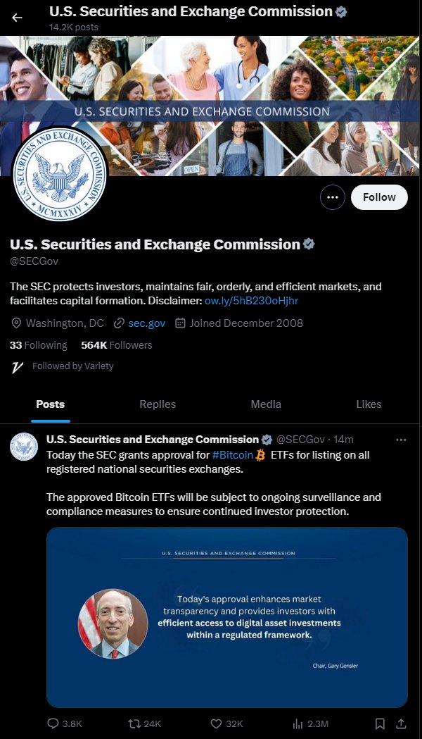 U.S. Securities and Exchange Commission SEC Twitter Account Hacked Due ... U.S. Securities and Exchange Commission SEC Twitter Account Hacked Due ...