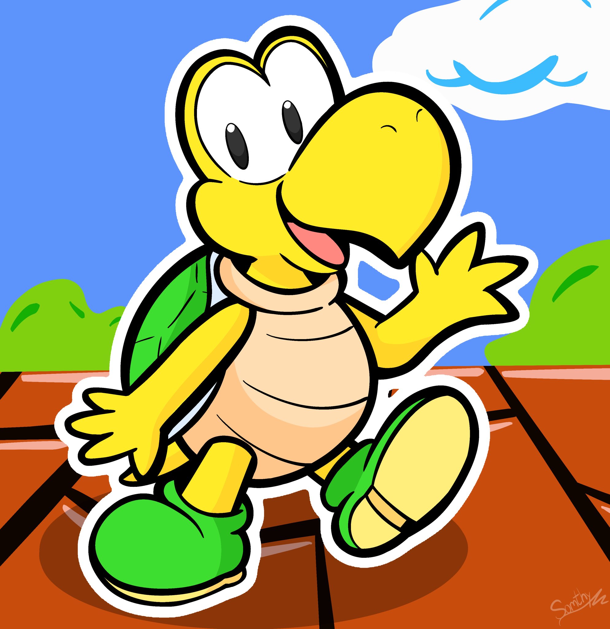 Koopa Troopa Paper Mario