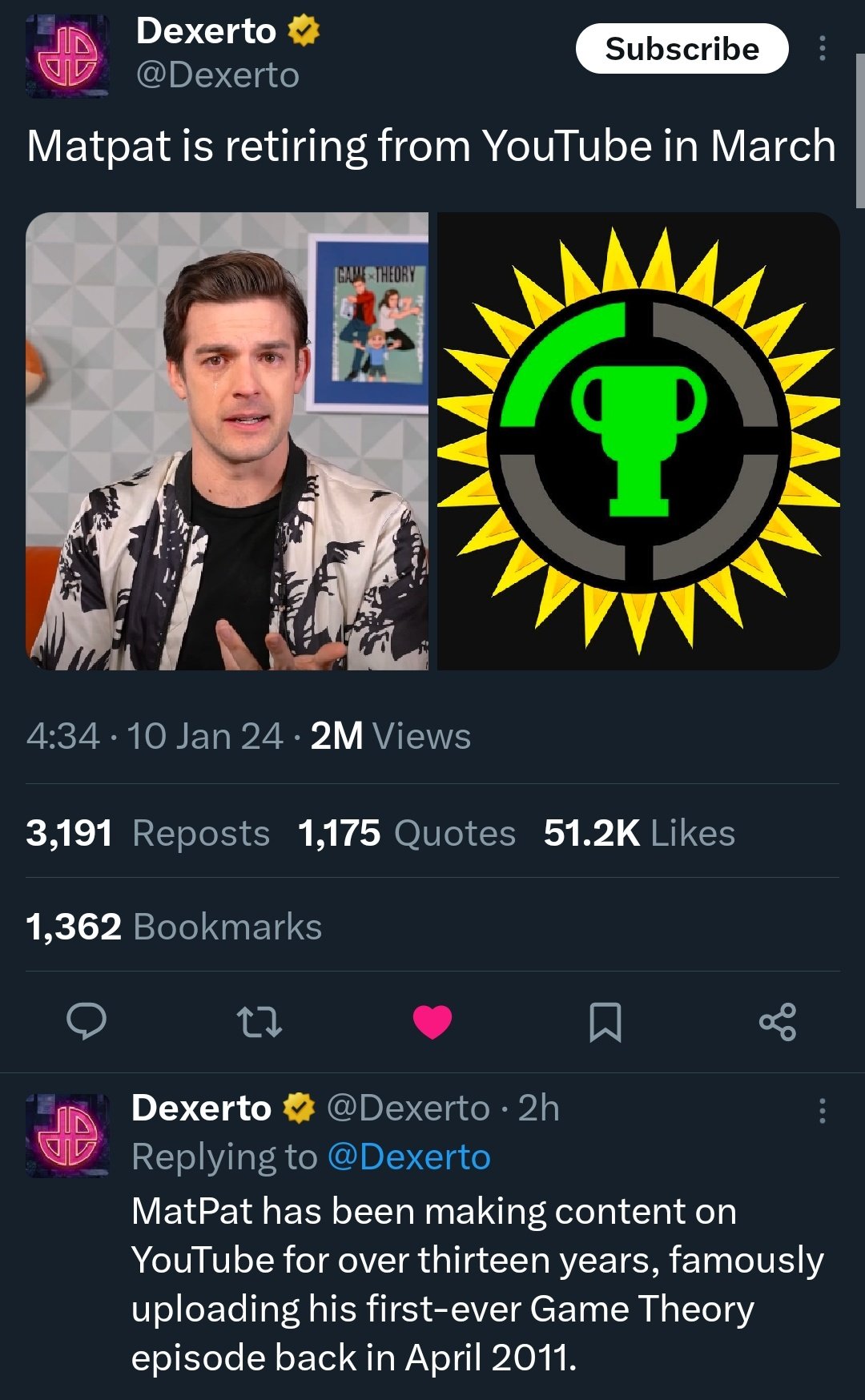 Matpat Quotes