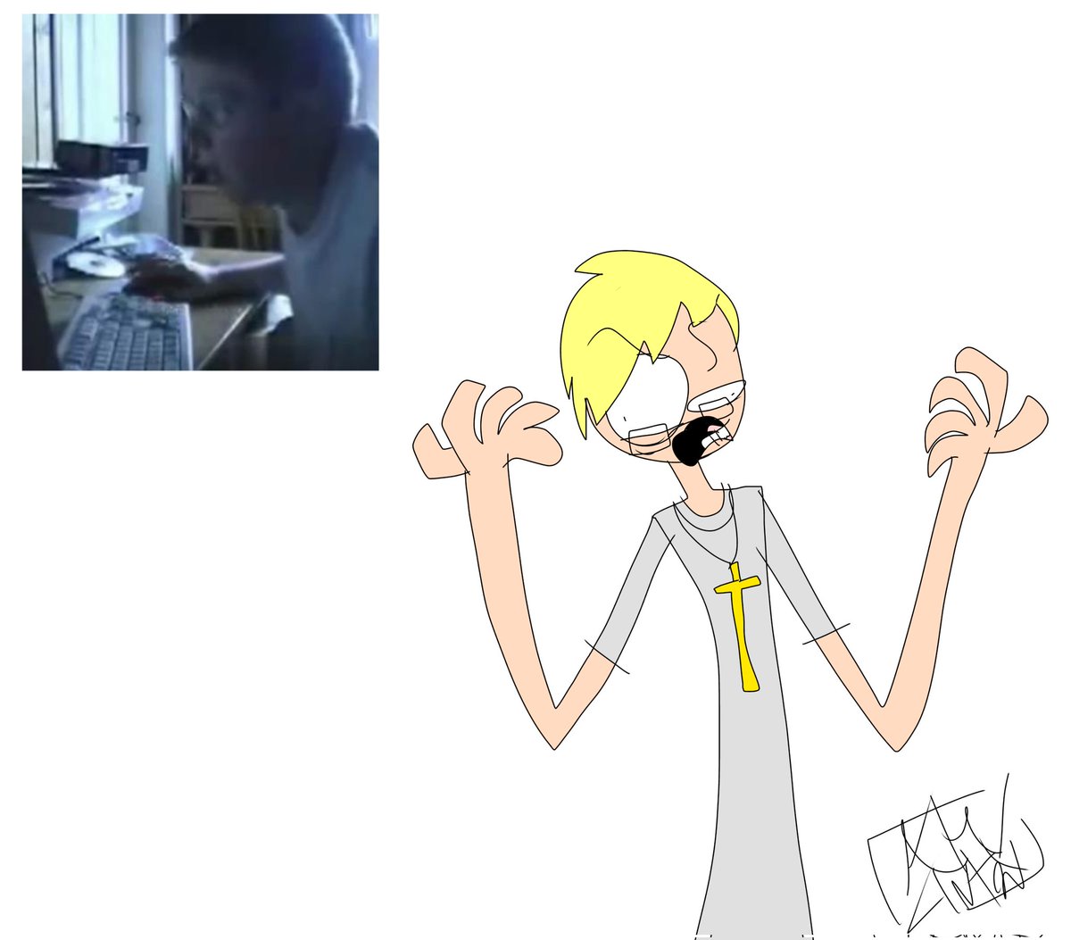 Angry German Kid Cartoon
