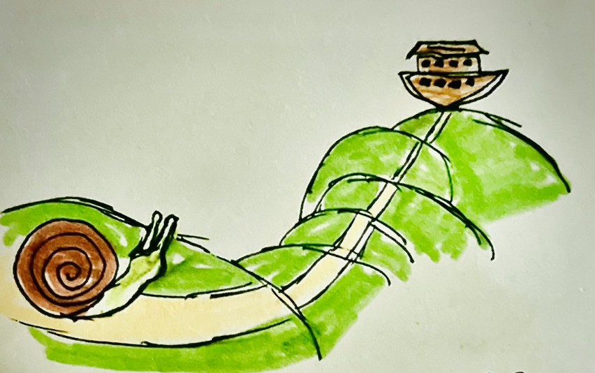 Snail Theology - Eden Update - January 9, 2024 (Day 20) Eden drew this ...