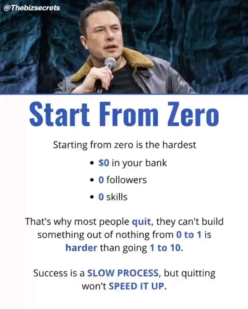 Start From Zero. - Thread from Business Unions 🚀 @Business_Unions ...