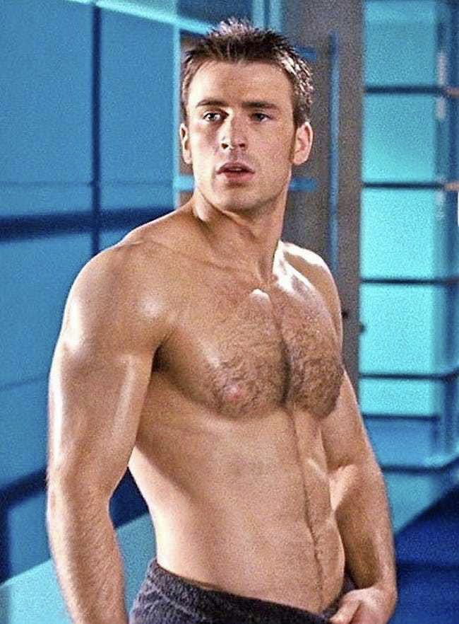 Chris Evans Chest Hair