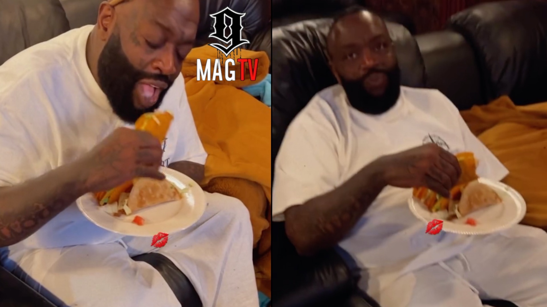 Rick Ross Eating Chicken
