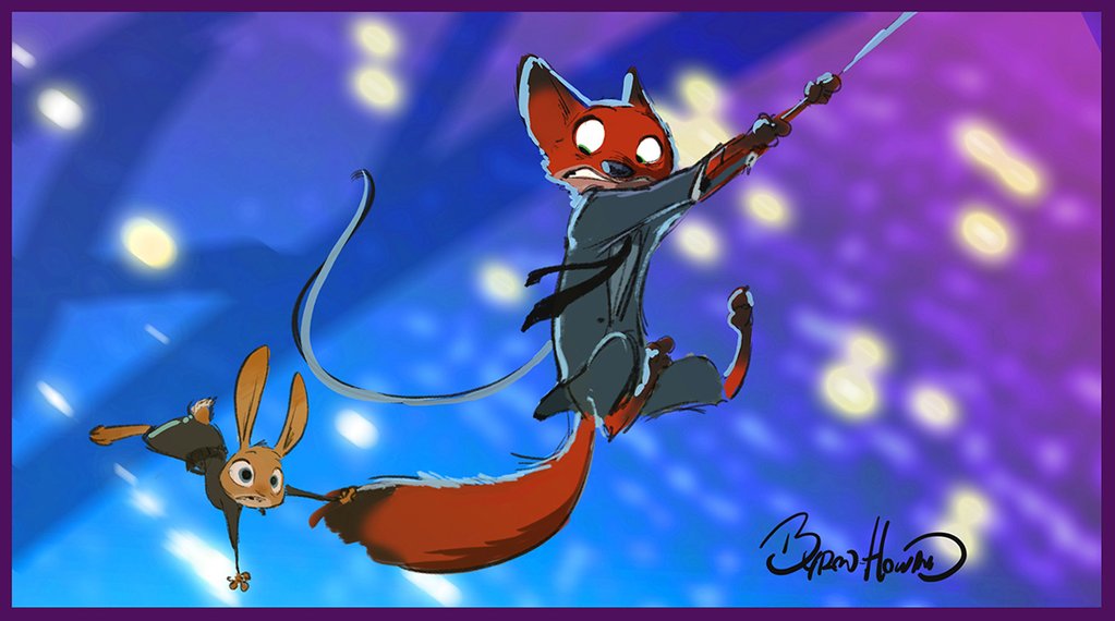 Byron Howard Zootopia Art
