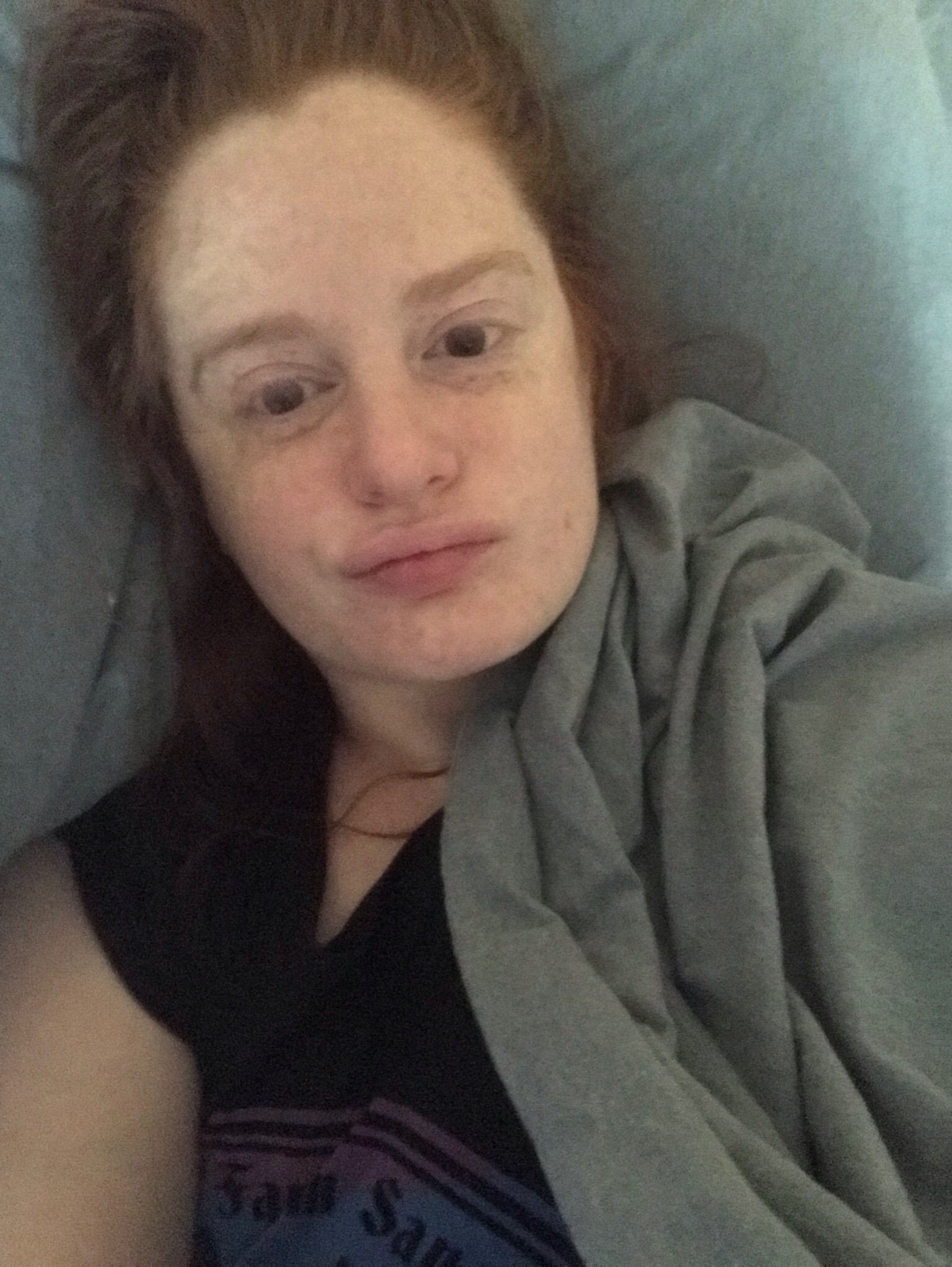 Woman Waking Up Ugly