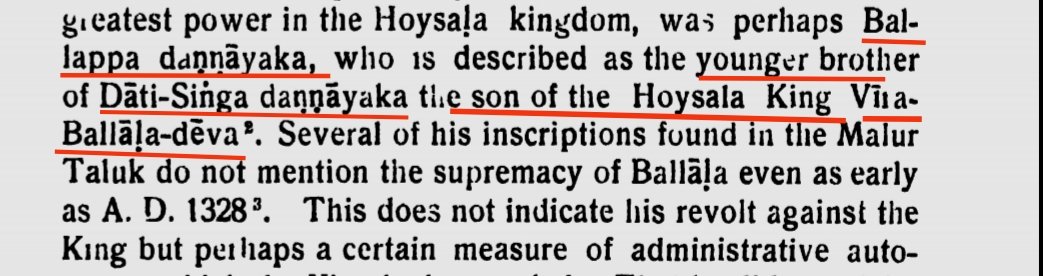 Ballappa dandanayaka, who is the son of dadi Someya is referred as son of ballala ( adopted son ...