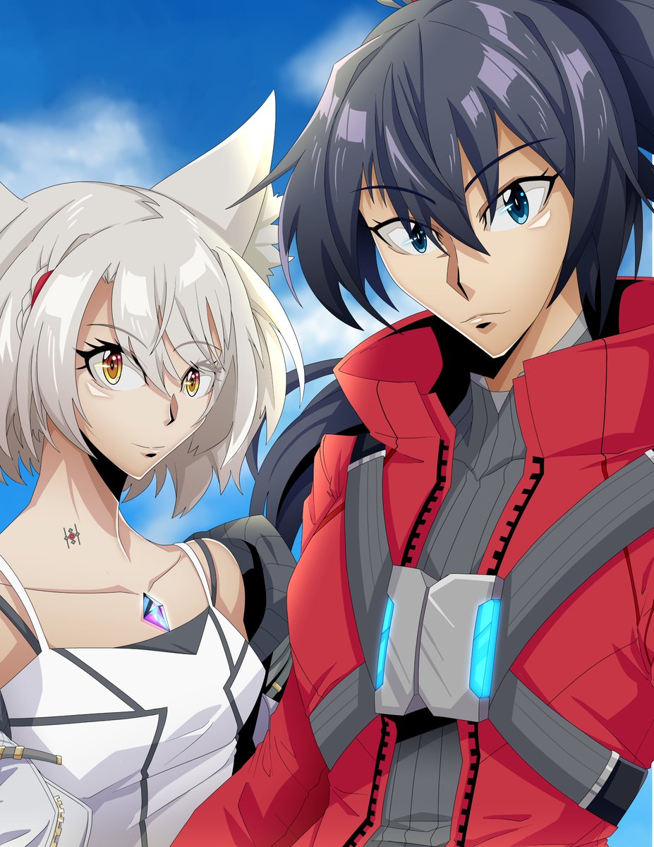 ユーニ(ゼノブレイド3) ,ミオ(ゼノブレイド3) 「Noah and Mio being one Spirit in Smash B ...