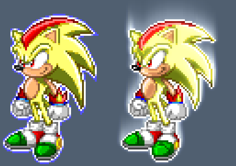 Classic Super Sonic Sprites From Classic Sonic To Movie Sonic | Cook