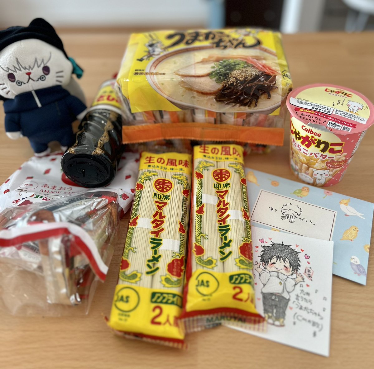 「親愛なる美こ太さん@micota_okko68 と特産品交換会しまして 美味しそ〜な食べ物と、この…ハートいっぱいの可」うなな 9/1インテ ...