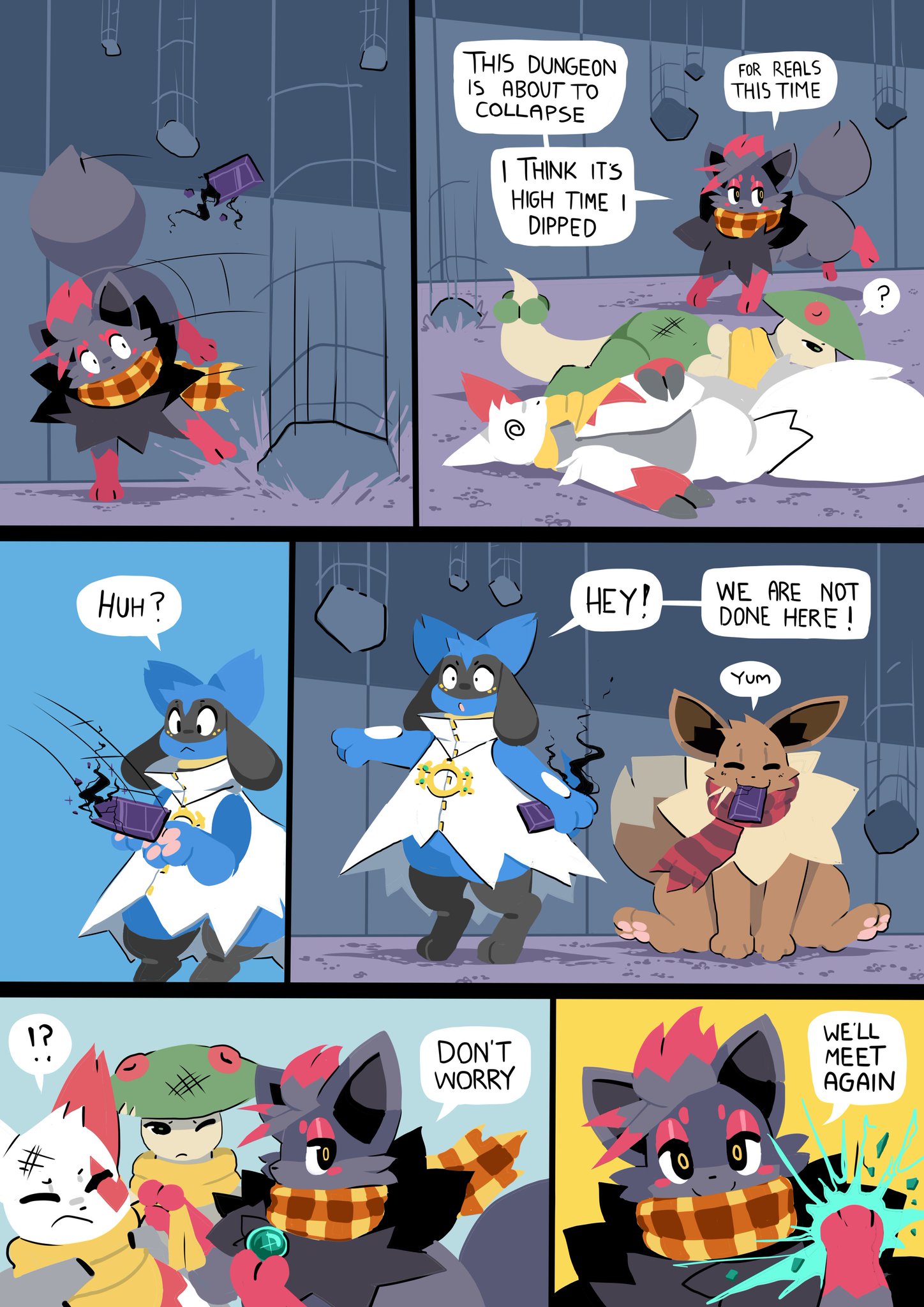 Comics De Riolu Y Lucario