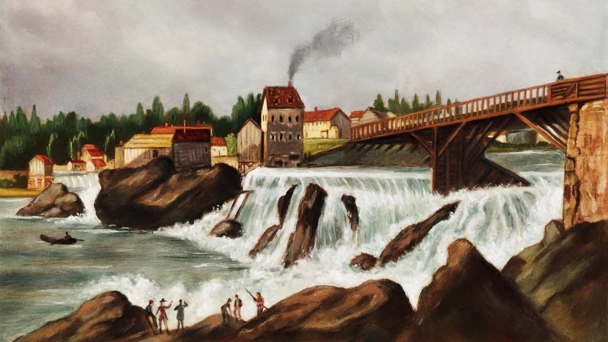 Samuel Slater Water Powered Textile Mill