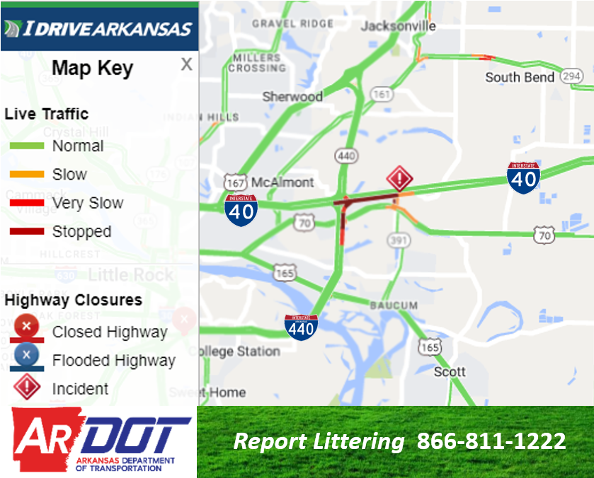 Map Of Interstate 40 Arkansas Interstate 40, Arkansas