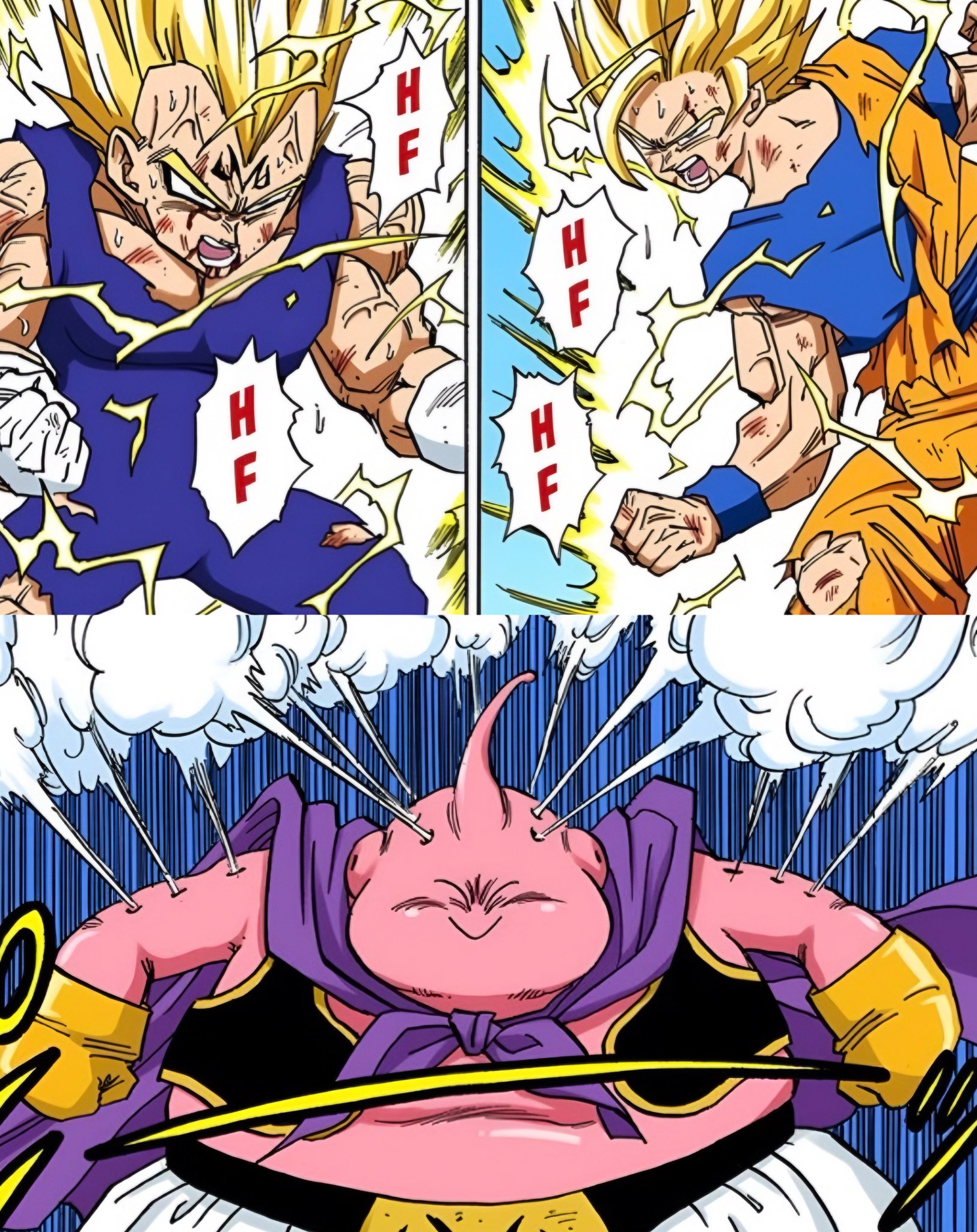 Majin Vegeta Vs Majin Buu The STRONGEST Majin Buu: KID BUU!