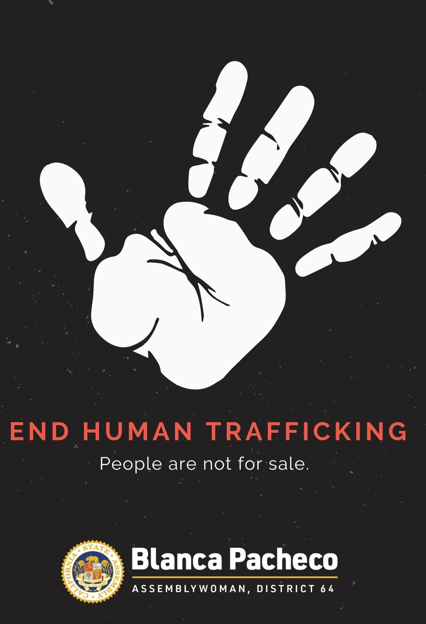 Stop Human Trafficking Posters Sjabloon Campagne Tijdelijke Brochure