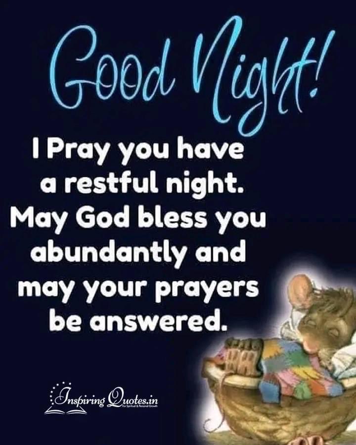 Good Night Prayer Quotes