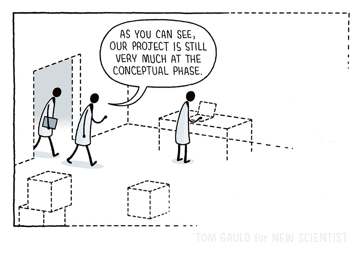 「my Latest Cartoon For Newscientist Many More Here 」tom Gauldの漫画