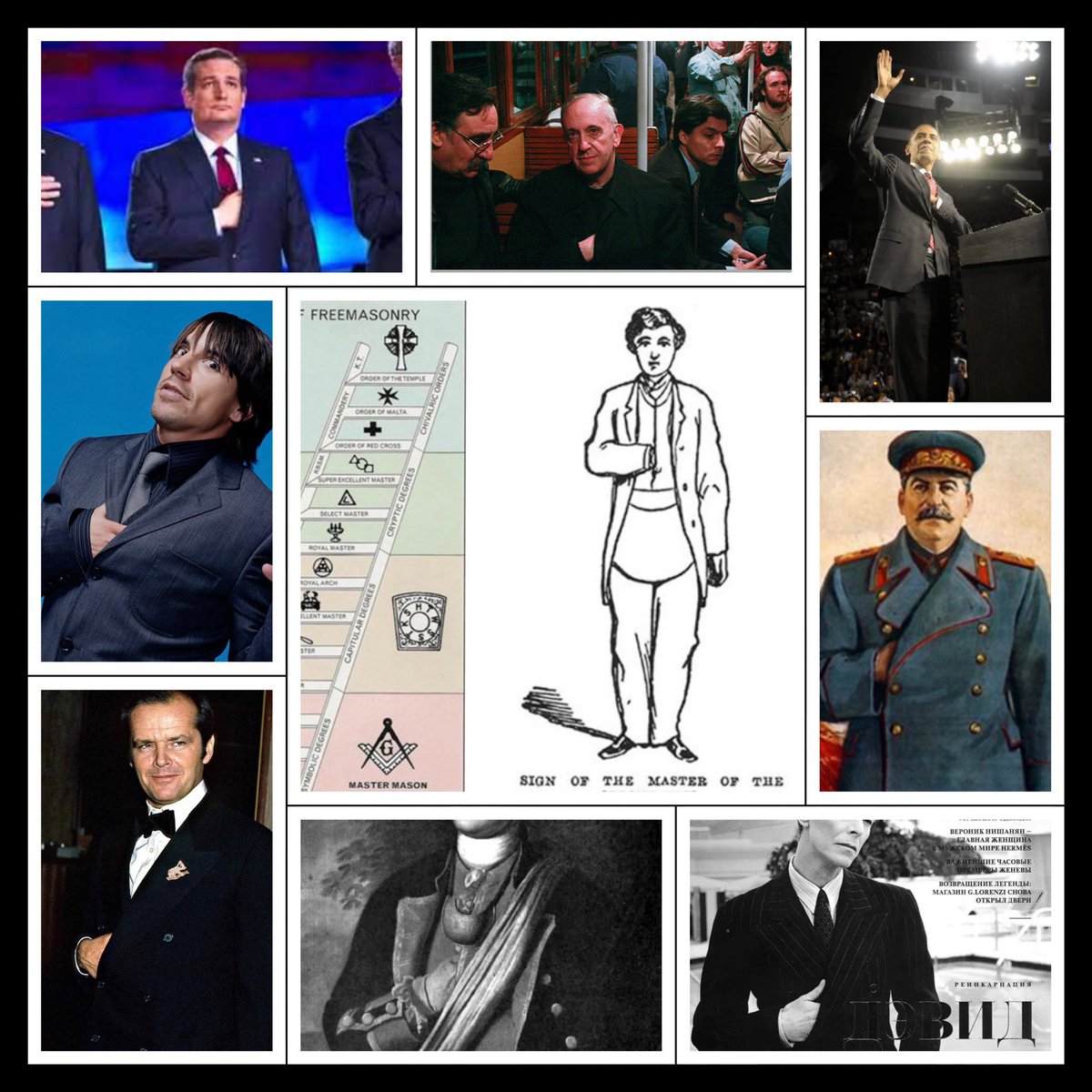 Three of the Beatles doing the Masonic hidden hand 👁 there are no ...