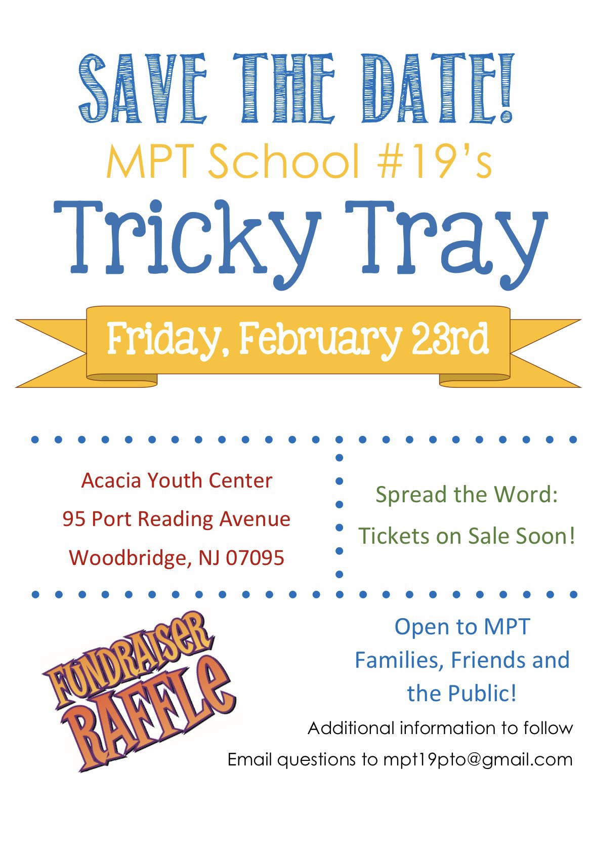 Editable Tricky Tray Fundraiser Flyer Printable Handout School Etsy