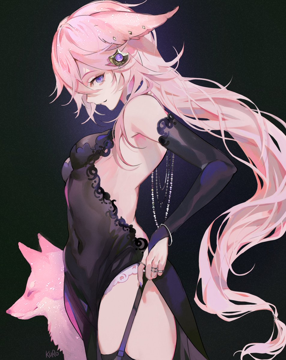 八重神子(原神) 「Yae or 」|Kuroのイラスト