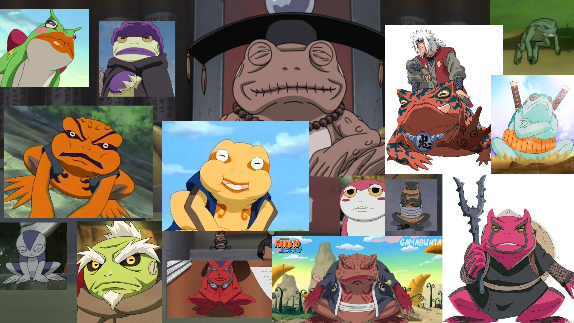 Gamakichi And Gamatatsu