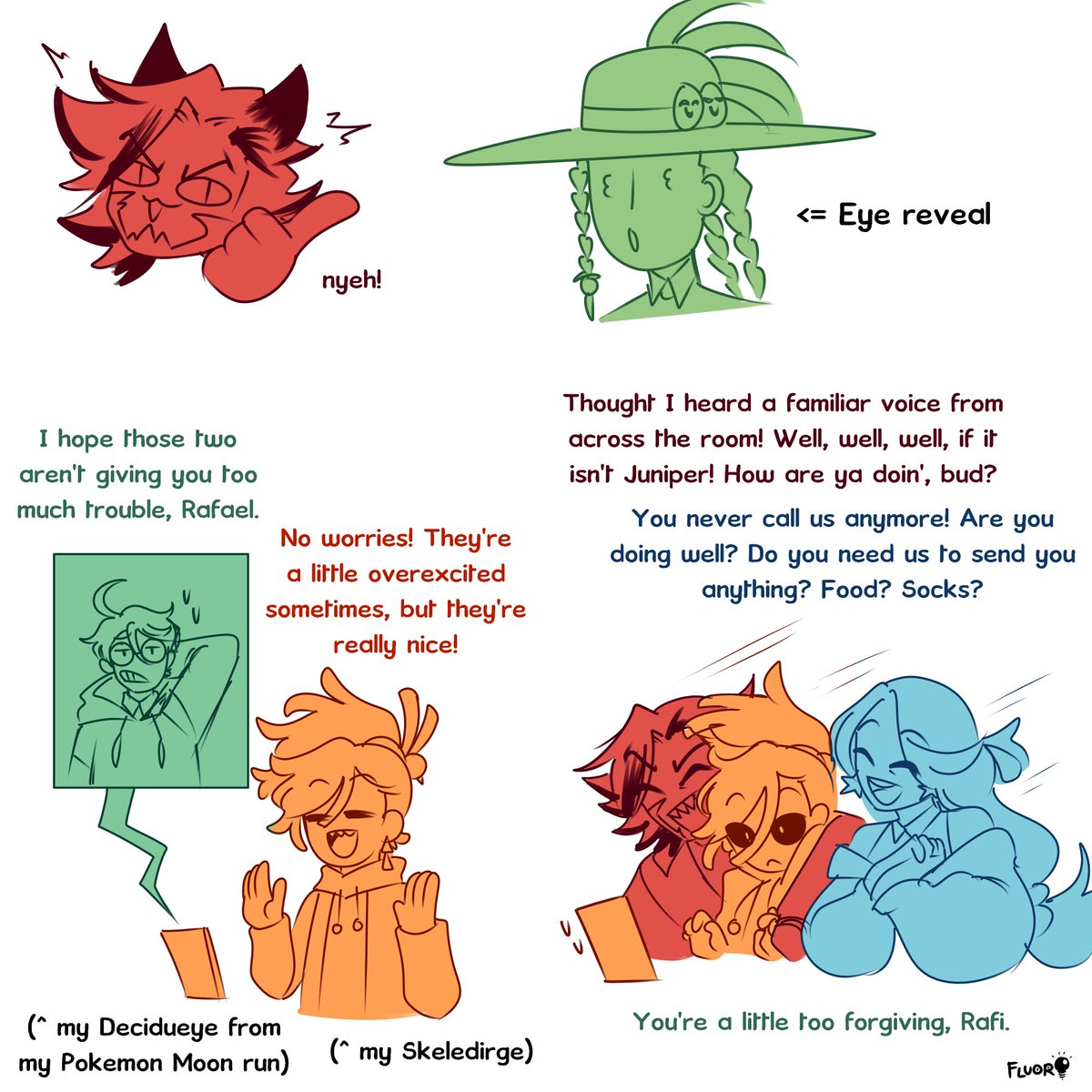 #PokemonScarletViolet] Second half of my Indigo Disk team g」💡 Fluorの漫画