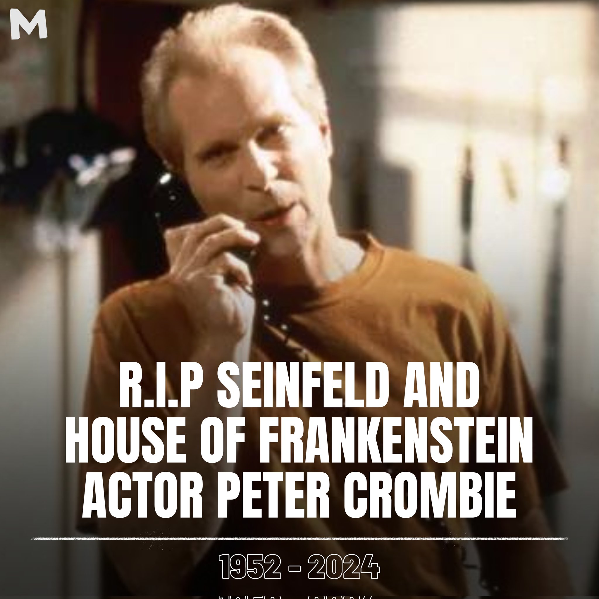 Peter Crombie Actor Peter Crombie, 'Seinfeld' Actor Who Played 'Crazy'