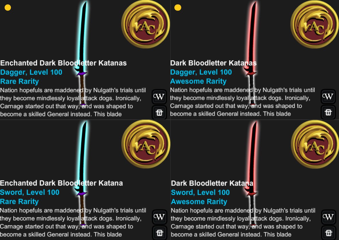 Shadow Katana Aqw