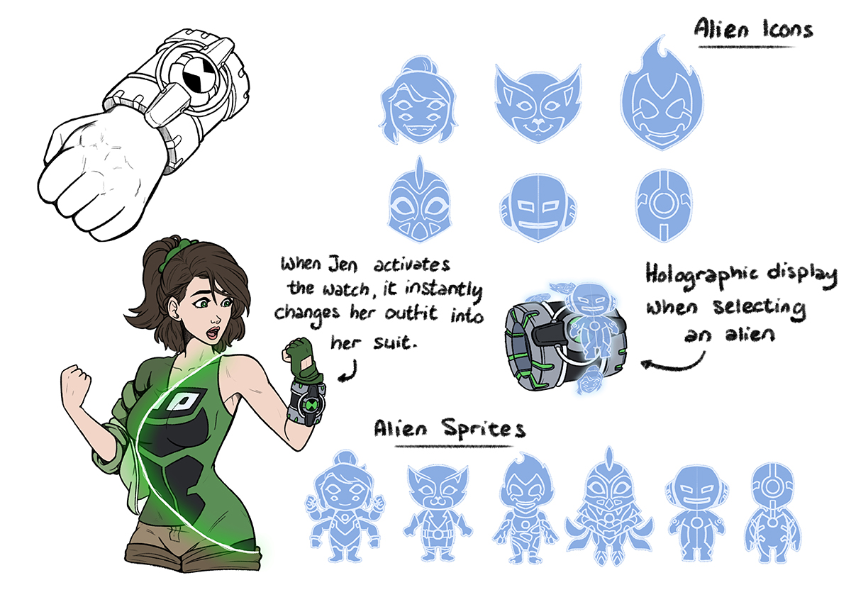 Ben 10 Omniverse Sprites