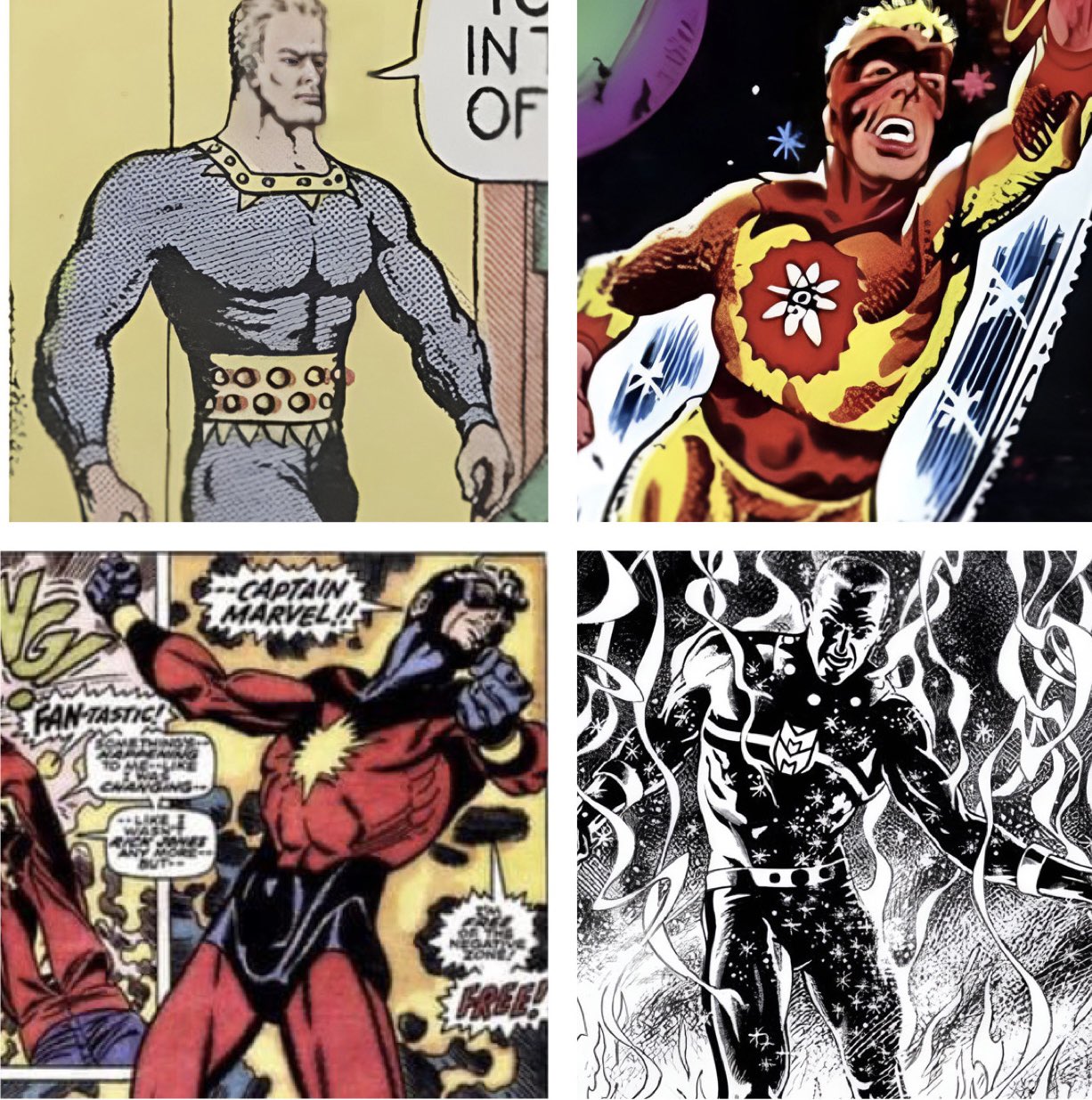 Captain Atom Vs Captain Marvel