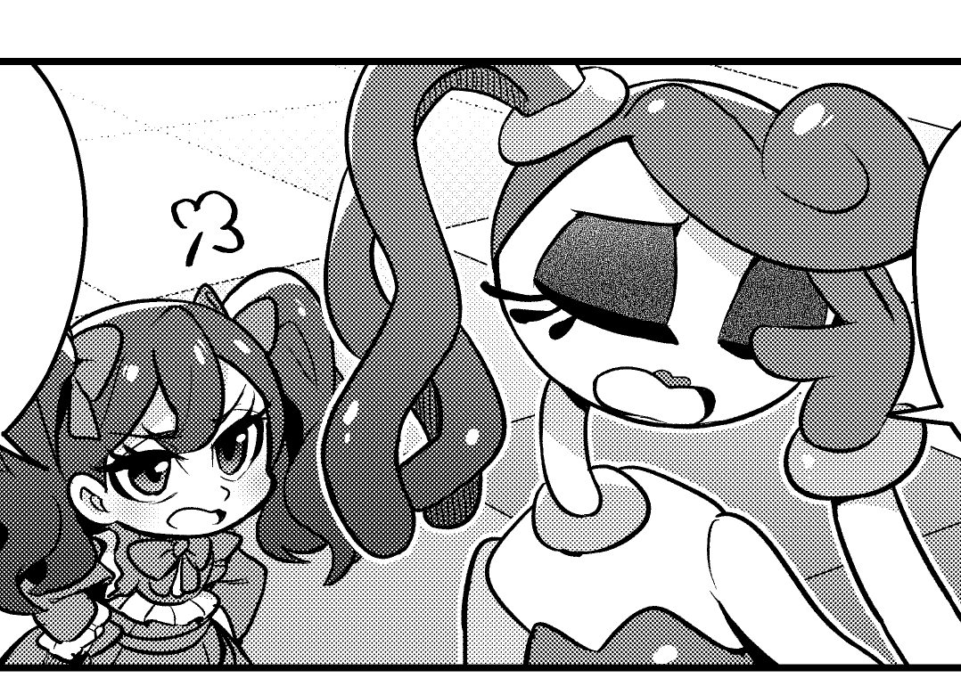 「2月の新刊、40ページになりました……もう何でも許せる人向けです。 トーン作業するぞするぞ!!! 」一般のキーマンおじさん🐰の漫画