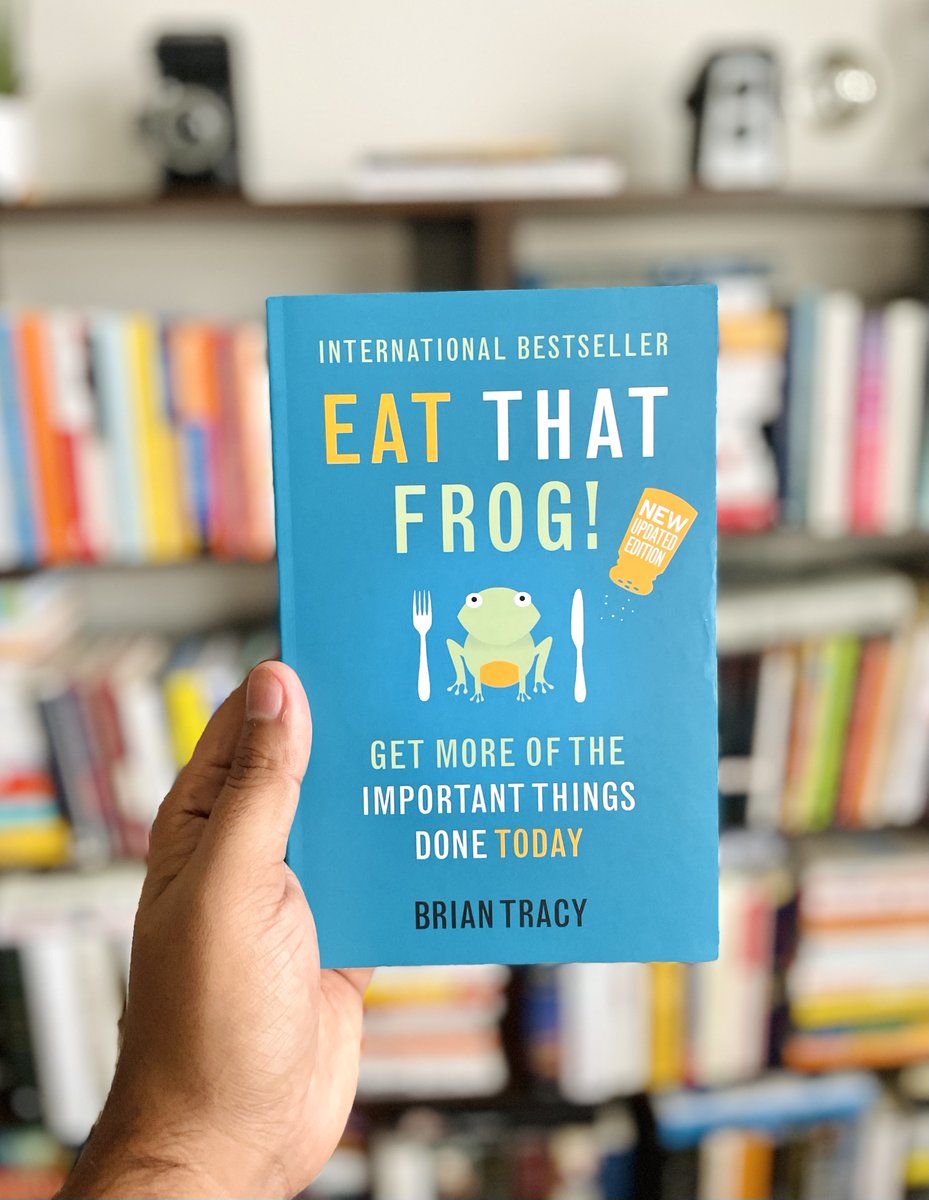5 books for overcoming Procrastination 🧵 1) Eat That Frog by Brian ...