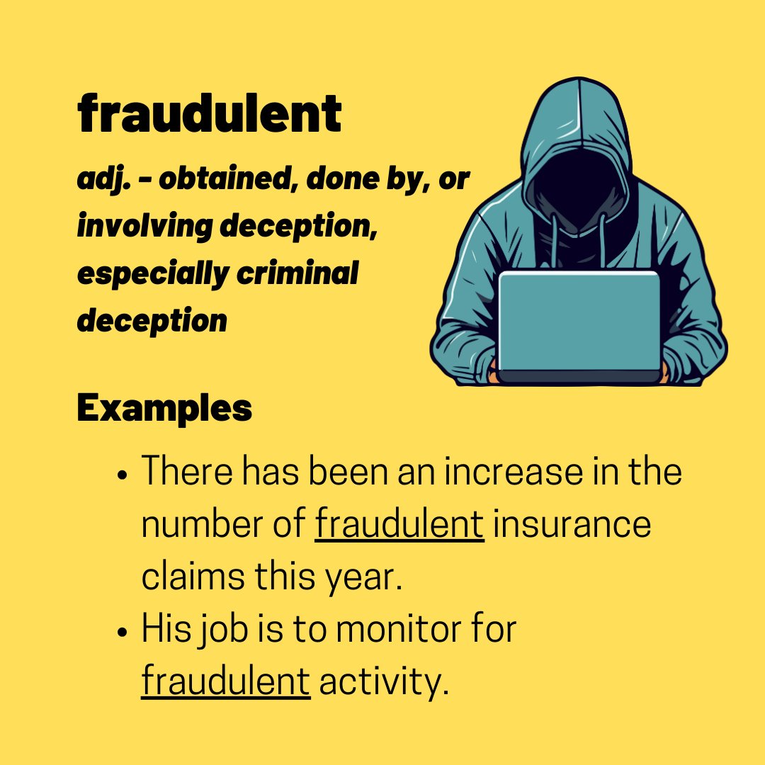 Fraudulent Meaning