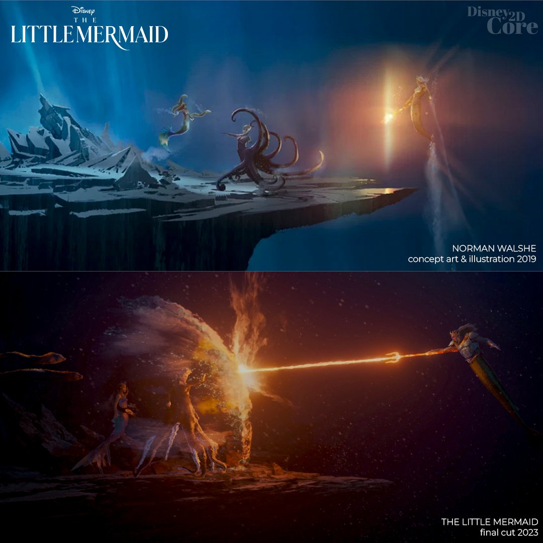 The Little Mermaid Concept Art Eric Disney's Little Mermaid Remake