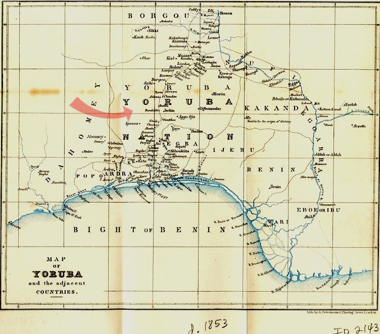 Ancient Yoruba Map Benin Kingdom In Edo Is Yoruba Territory — Ooni