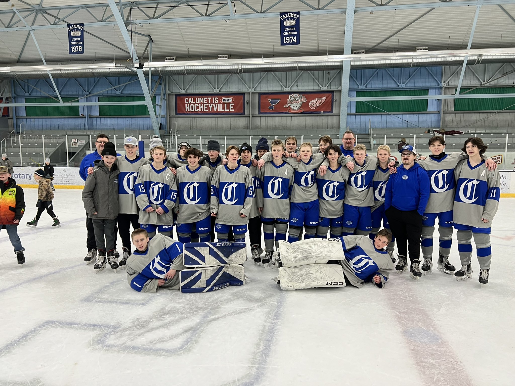 Calumet Copper Kings Logo Veterans Day