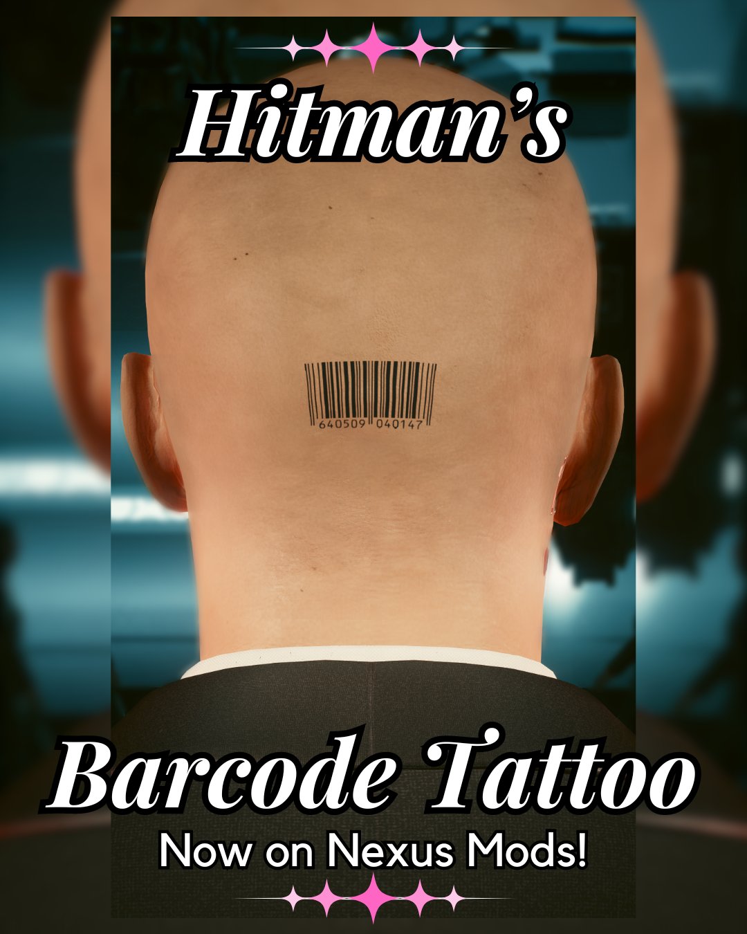 Hitman Barcode Tattoo