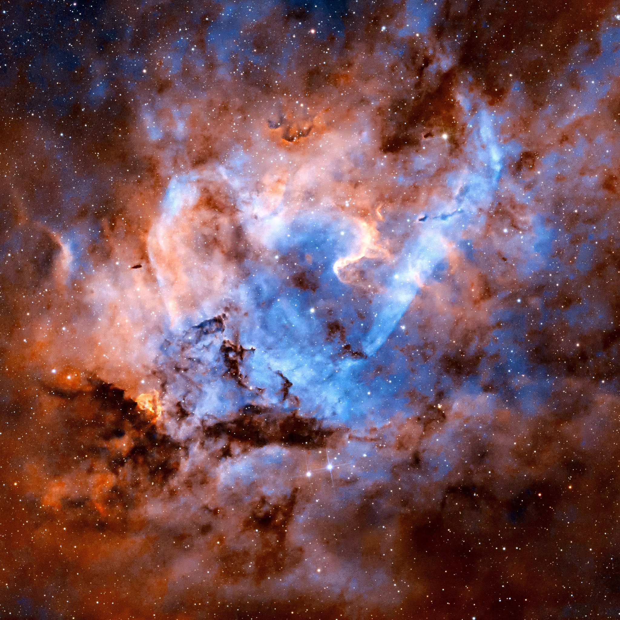 Nebula High Resolution Moon