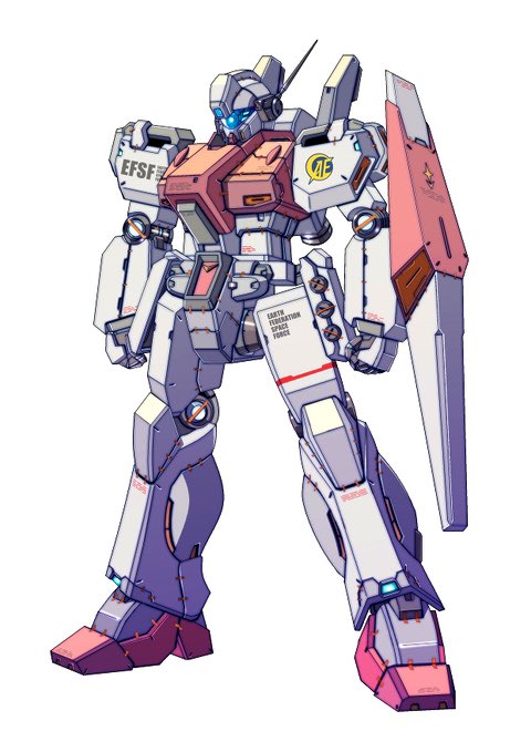 「なーぜジェガンがトレンドに とりまニッチなプロトタイプカラーでも貼っときますね。」|JOY86式。のイラスト