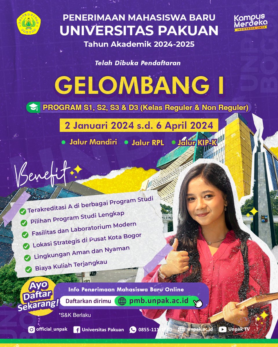 Lulus Pmb Gelombang 1 Unpak 2018 Online | emergencydentistry.com