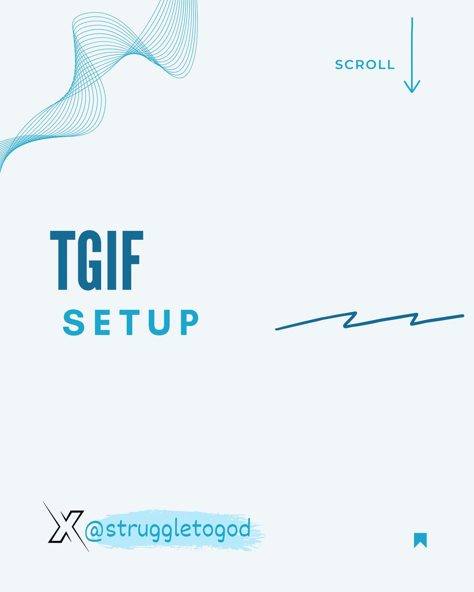 TGIF SETUP A THREAD 🧵 . . . . . - Thread from MIK @mrmike1357 - Rattibha