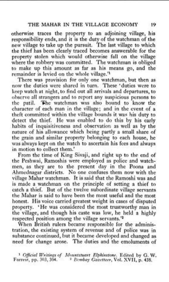 In that case The Mang people are the born enemies of the Mahars. This ...