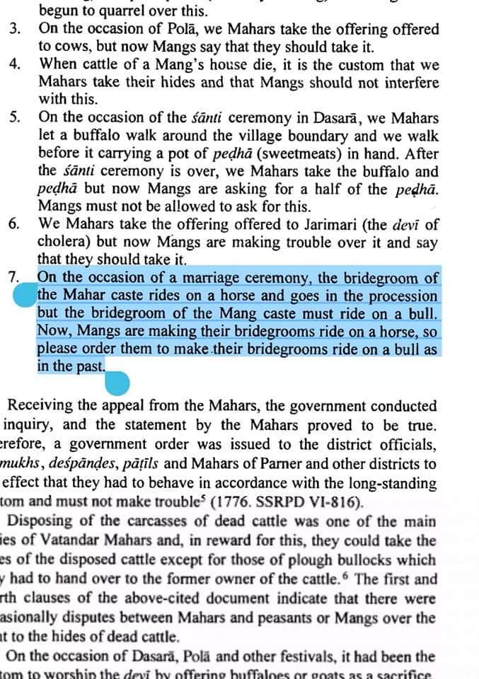 In that case The Mang people are the born enemies of the Mahars. This ...