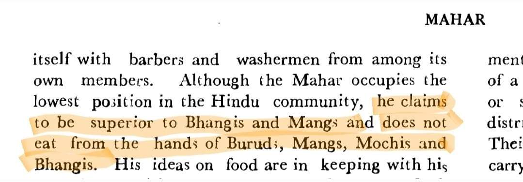 In that case The Mang people are the born enemies of the Mahars. This ...