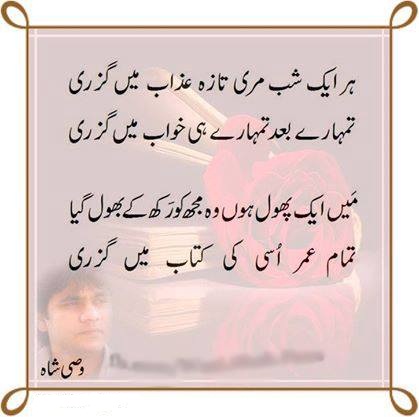 Wasi Shah Quotes 33 WASI SHAH Ideas | Urdu Poetry, Love Poetry Urdu,