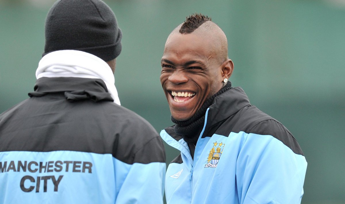 Mario Balotelli is an absolute lunatic. He sets teammates on fire ...