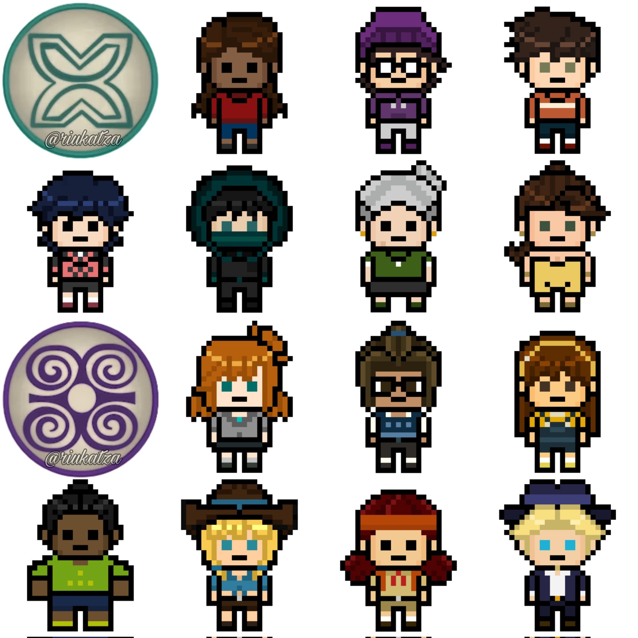 Dangan Ronpa Pixel Sprites 52 Danganronpa Pixel Sprites Ideas